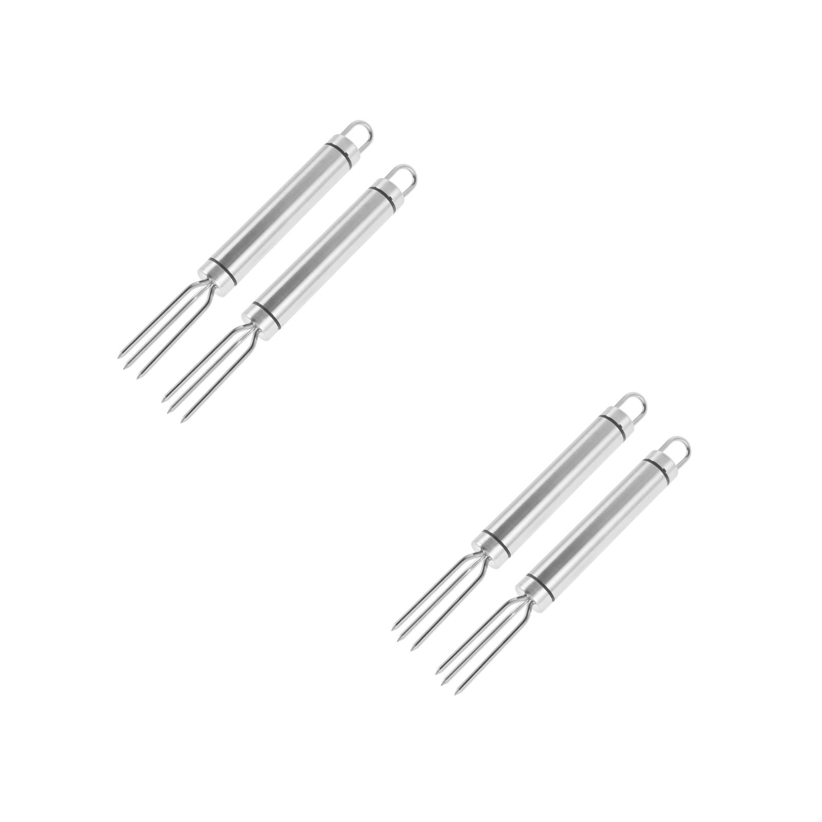 WORGEOUS 4 Pcs Metal Corn Holders Barbecue Corn Holders BBQ Corn Forks ...
