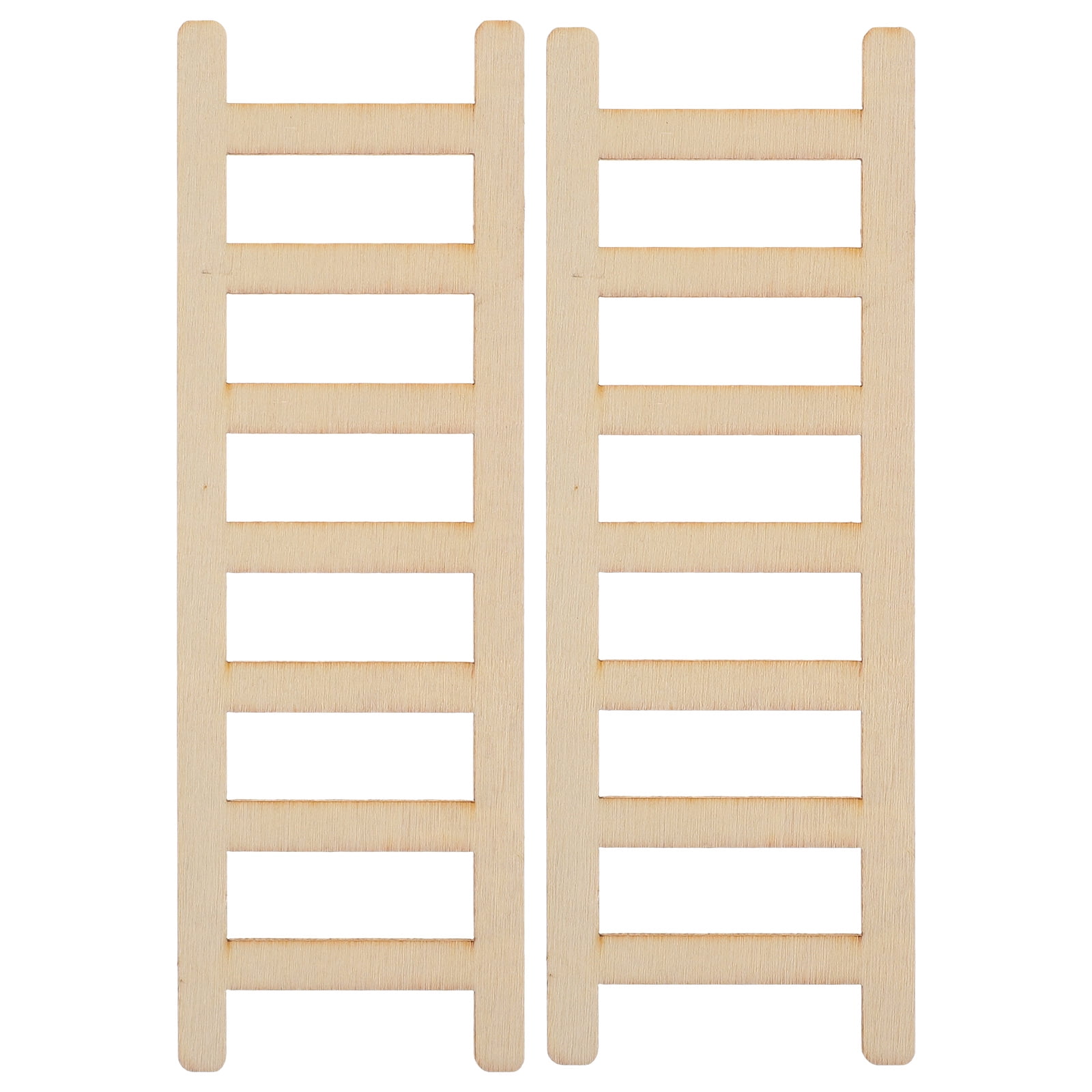 WORGEOUS 4 Pcs Miniature Step Ladder Mini Wooden Ladder Mini House ...