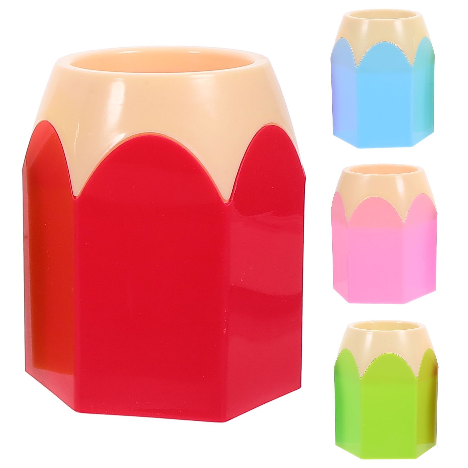 WORGEOUS 4 Pcs Pencil Holder for Classroom Cups Desk Filler Decor ...