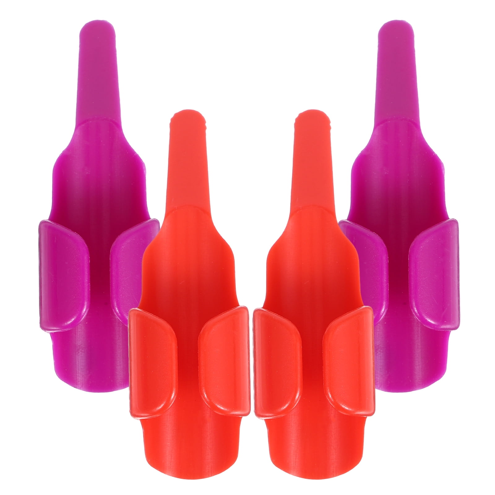 WORGEOUS 4 Pcs Plastic Sewing Fingerthing Pusher Thread Controller Tool ...