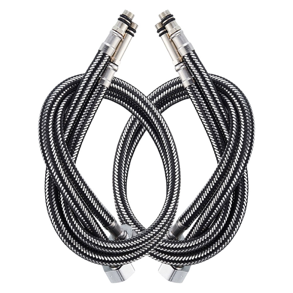 WORGEOUS 4 Pcs Portable Washing Machine Hose Dishwasher Tubing Black ...