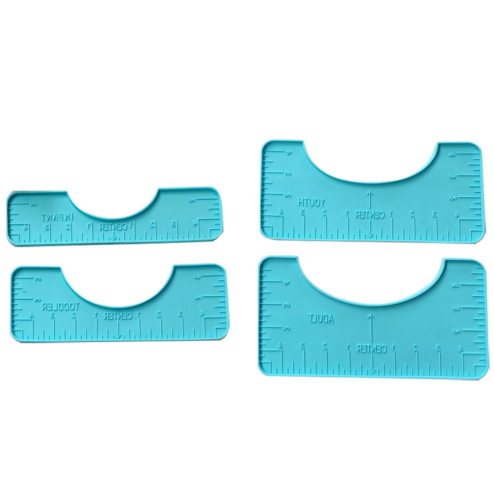 HINTRMENT Reusable Clothes Ruler Sky-Blue 4Set 10.2x4.5x0.2In - Walmart.com