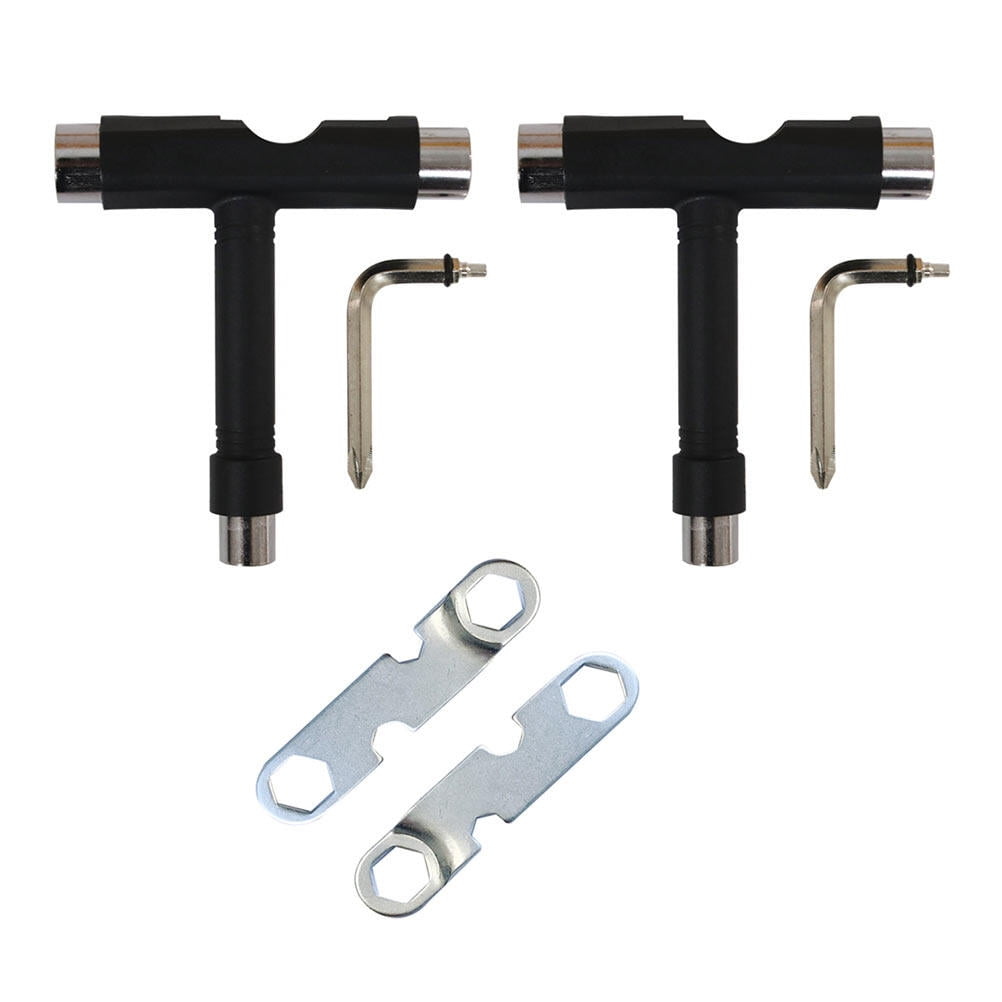 WORGEOUS 4 Pcs Roller Skate Wheels T-tool Lightweight Skateboard Repair - Walmart.com