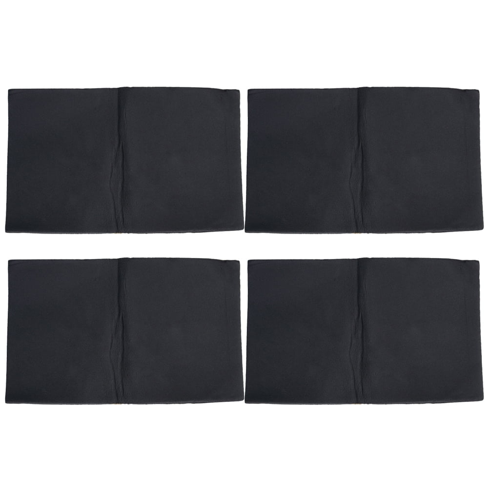 WORGEOUS 4 Pcs Soundproof Foam Car Cotton Test Tubes with Lids Black ...