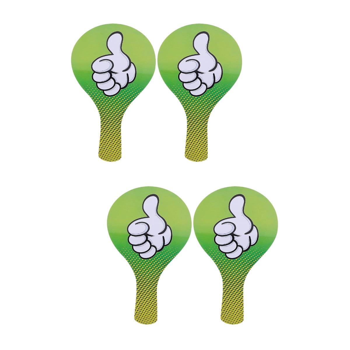 WORGEOUS 4 Pcs Thumbs Up Thumb Down Paddles Voting Paddle Signs for ...