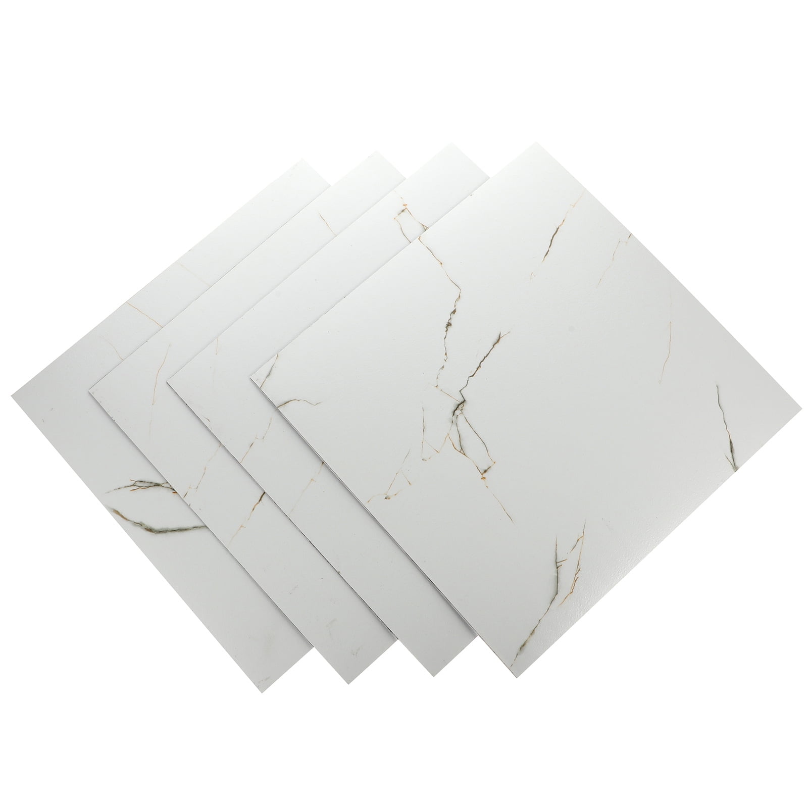 WORGEOUS 4 Pcs Tile Sticker Marble Stickers Self Adhesive Waterproof ...