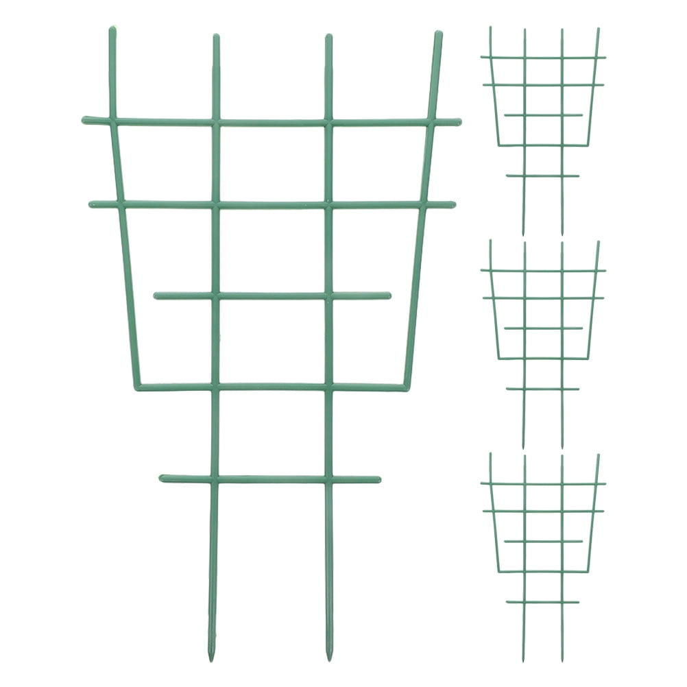 WORGEOUS 4 Pcs Trellis for Potted Plants Retro Thumb Fixing Rod Tape ...