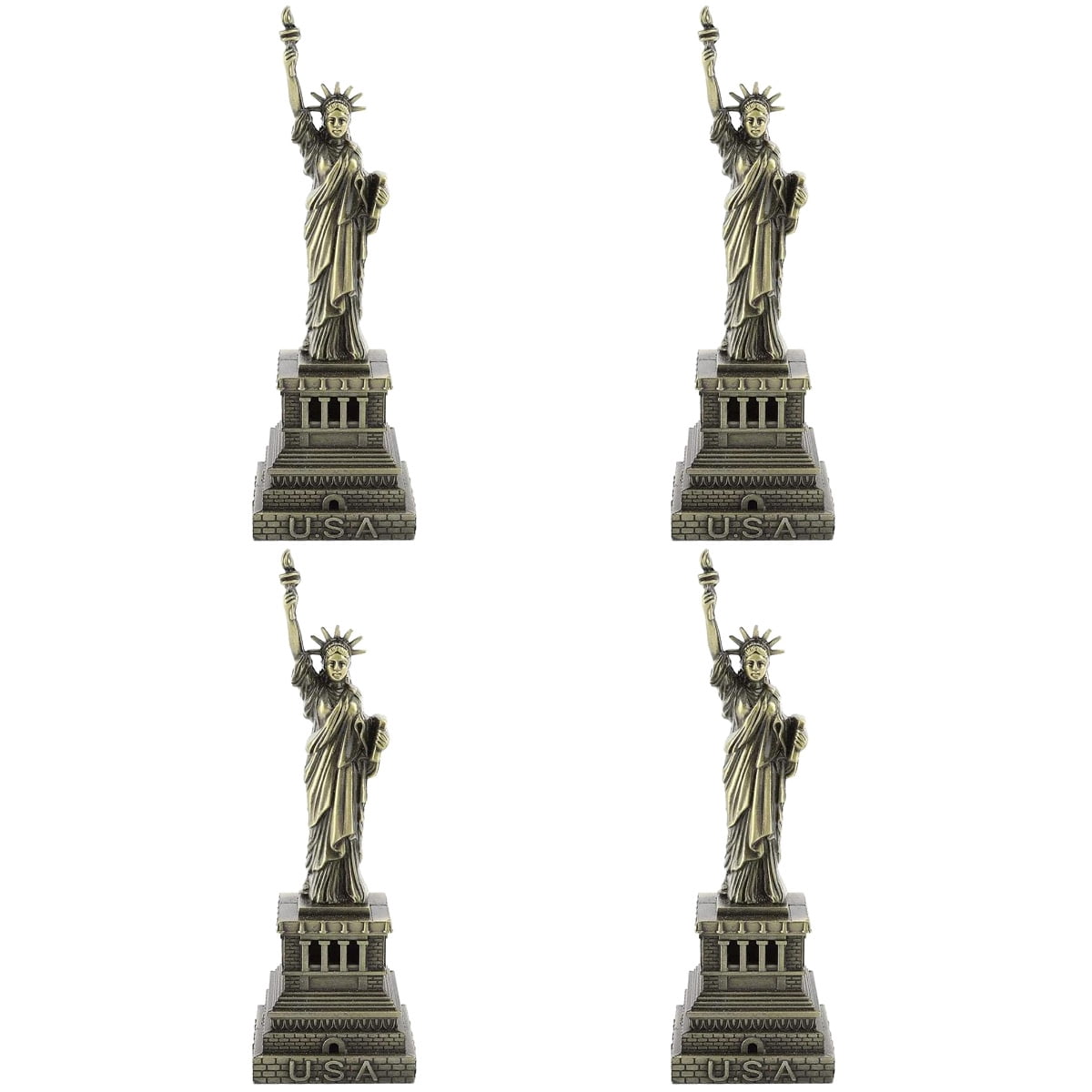 WORGEOUS 4 Pieces Garden Statue of Adornment Table Headpiece Souvenir ...