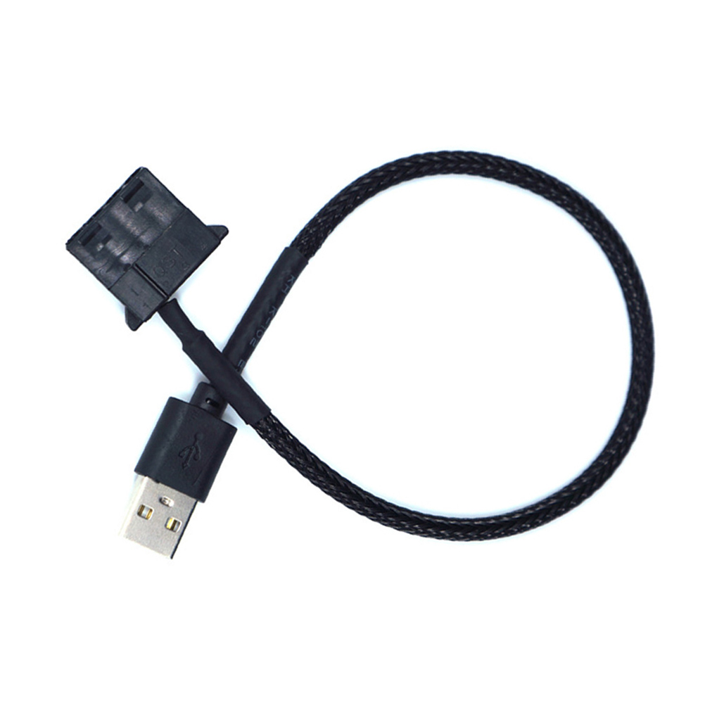 WORGEOUS 4 Pin Computer PC Fan Power Cable Connector Adapter - Walmart.com