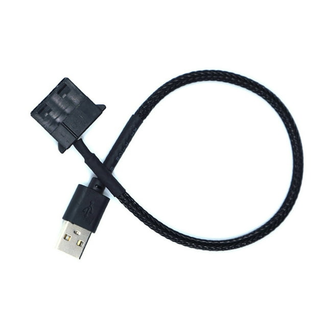 WORGEOUS 4 Pin Computer PC Fan Power Cable Connector Adapter - Walmart.com