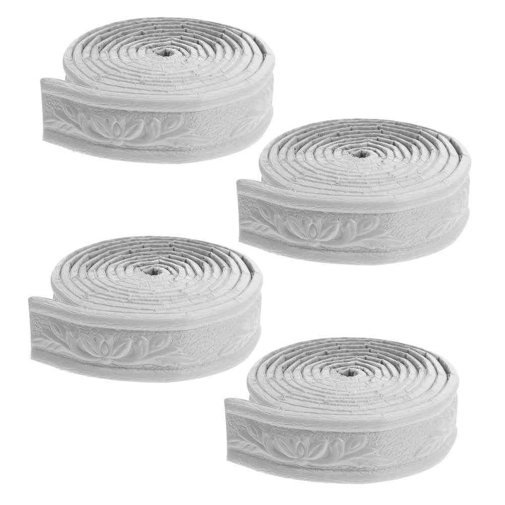 WORGEOUS 4 Rolls Mirror Frame Border Boards Wall Beautification Strips ...