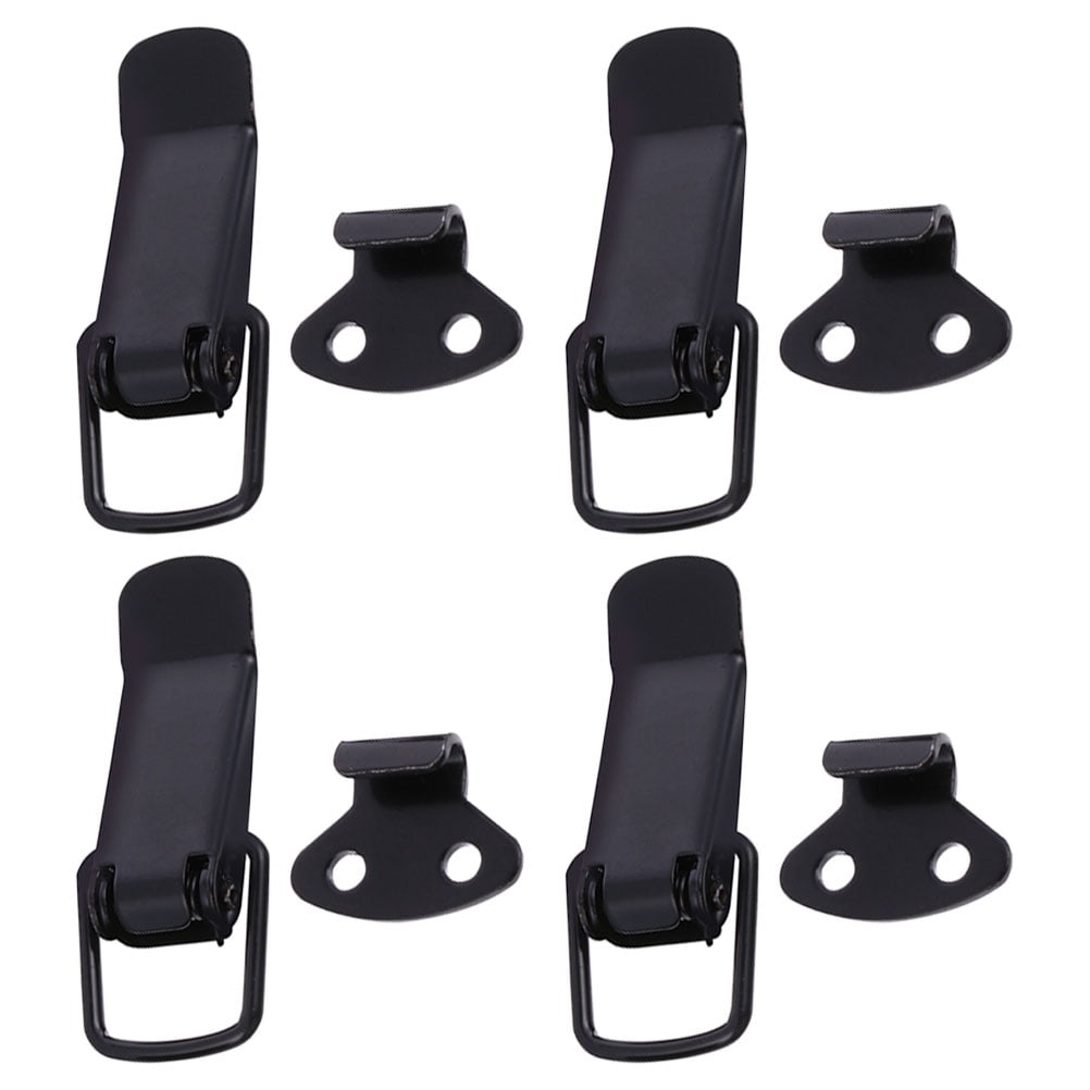 WORGEOUS 4 Set Metal Iron Toggle Clamp Cabinet Boxes Latches And ...