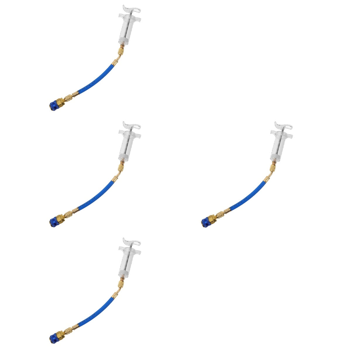 WORGEOUS 4 Sets Ac Oil Injector Manual Dye Injector Refrigerant Tool ...