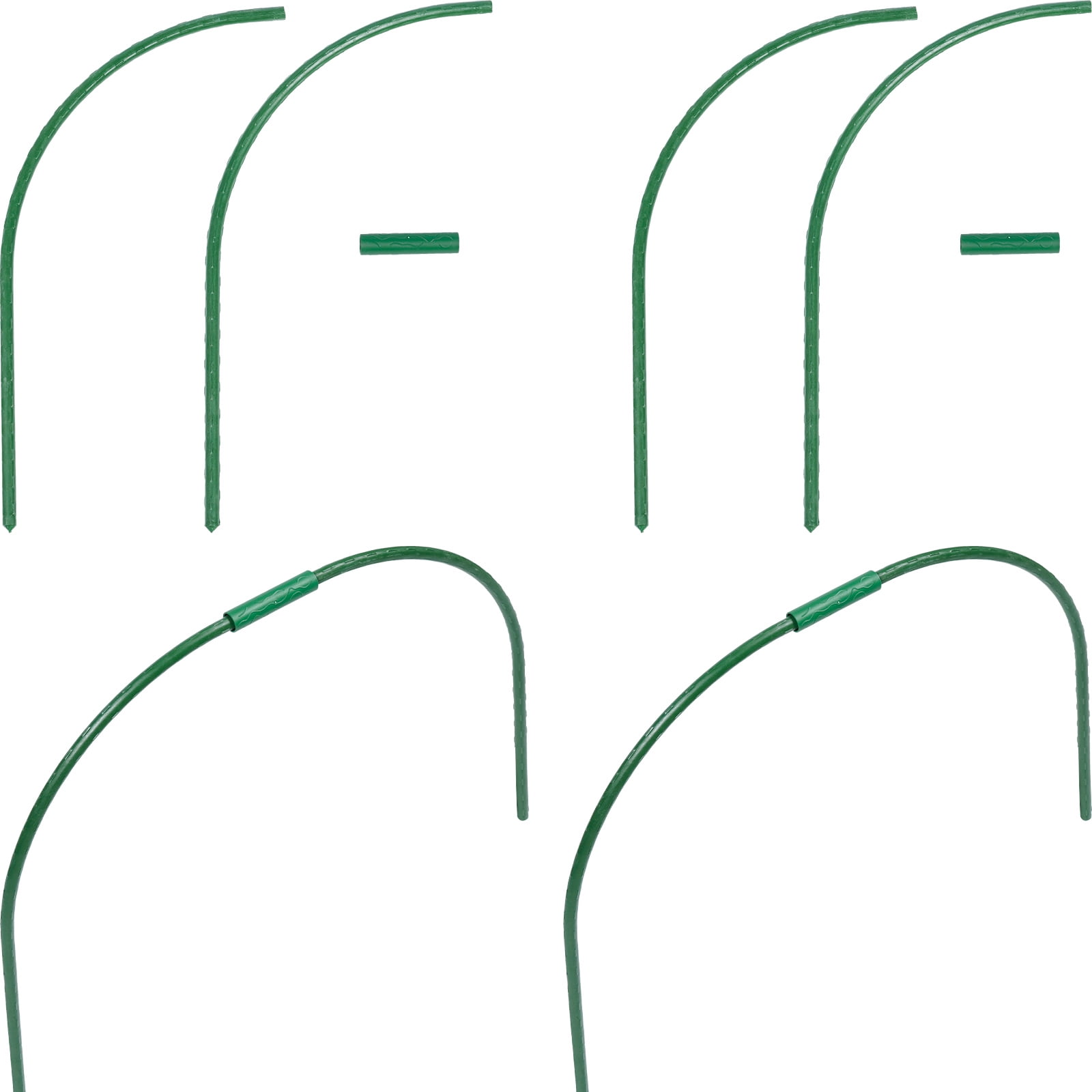 WORGEOUS 4 Sets Greenhouse Hoops Garden Shade Cloth Planting Rack ...