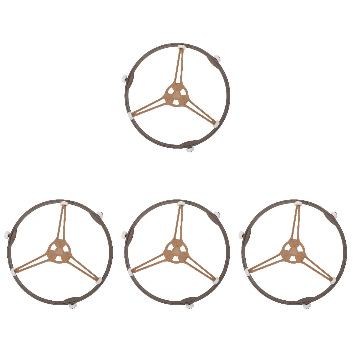 WORGEOUS 4 Sets Microwave Oven Turntable Ring with Rollers Microwave ...