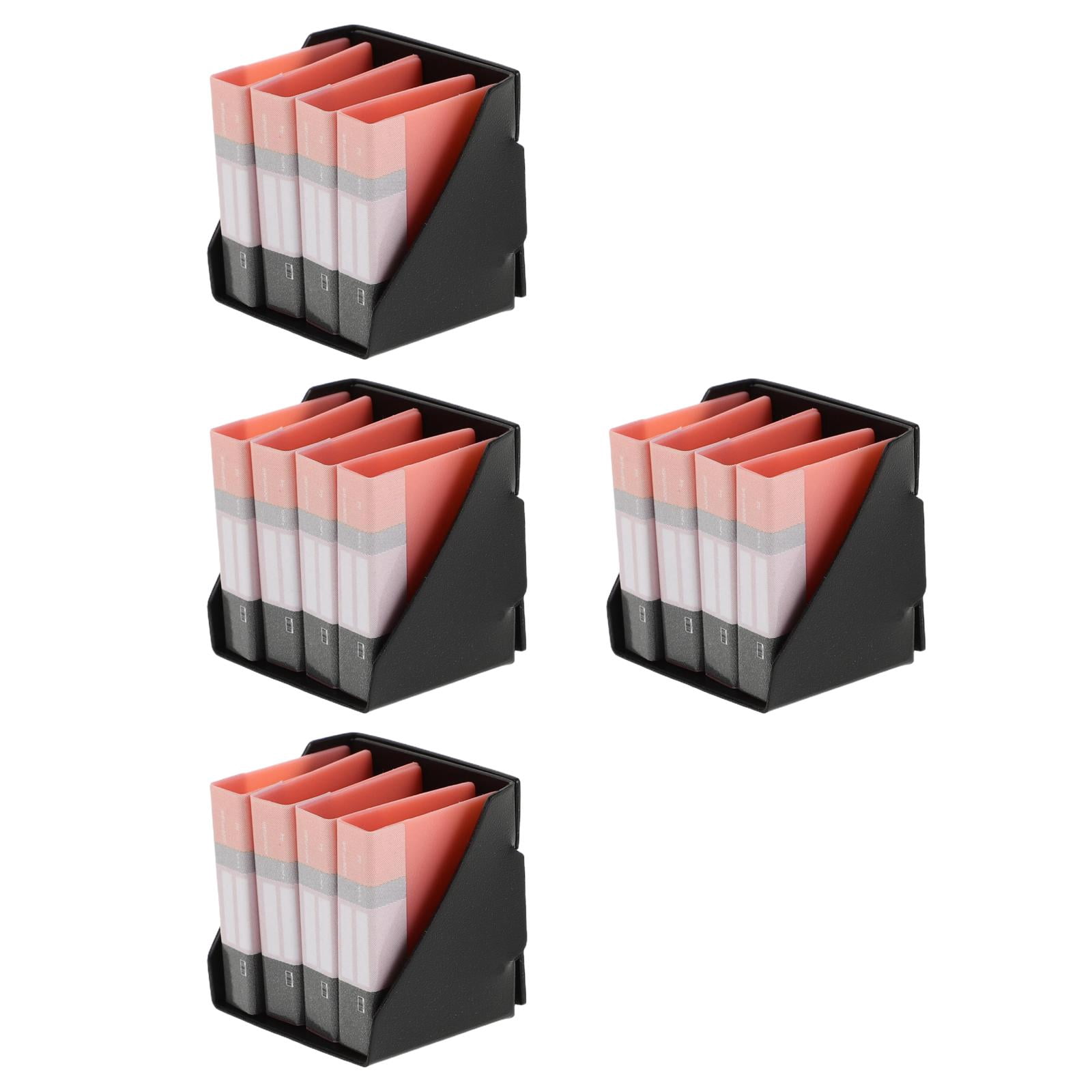 WORGEOUS 4 Sets Miniature Office Folders Dollhouse Folders Dollhouse ...