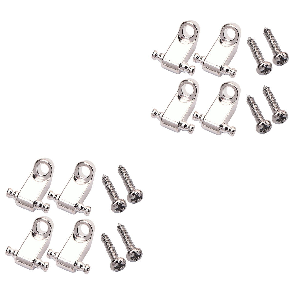 WORGEOUS 4 Sets Roller Style String Retainers Tree for Electric Guitar ...