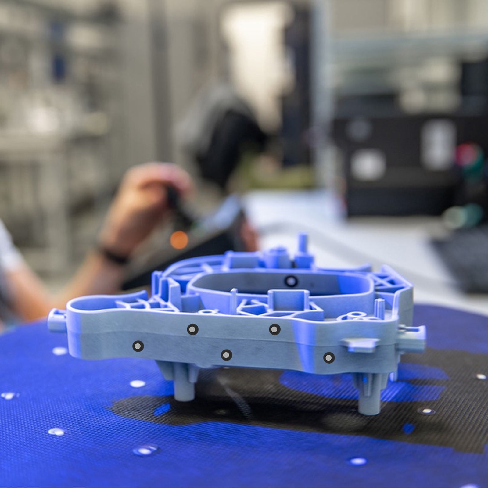 WORGEOUS 4 Sheet 200dots 3D Scanning Reflective Stickers Marking Points Reference Marking Point ...