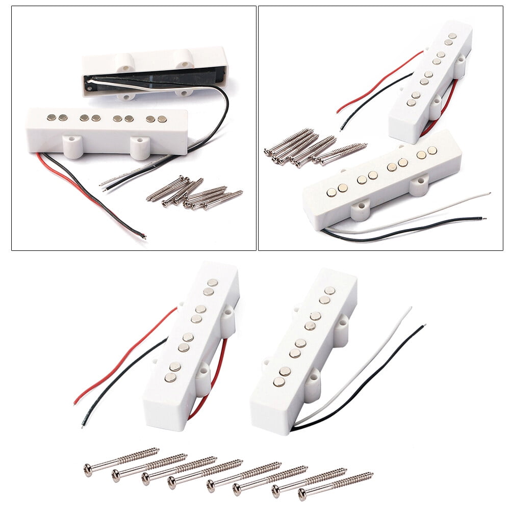 WORGEOUS 4 String Electric Bass Pickups Bridge Neck Pickups Set for ...