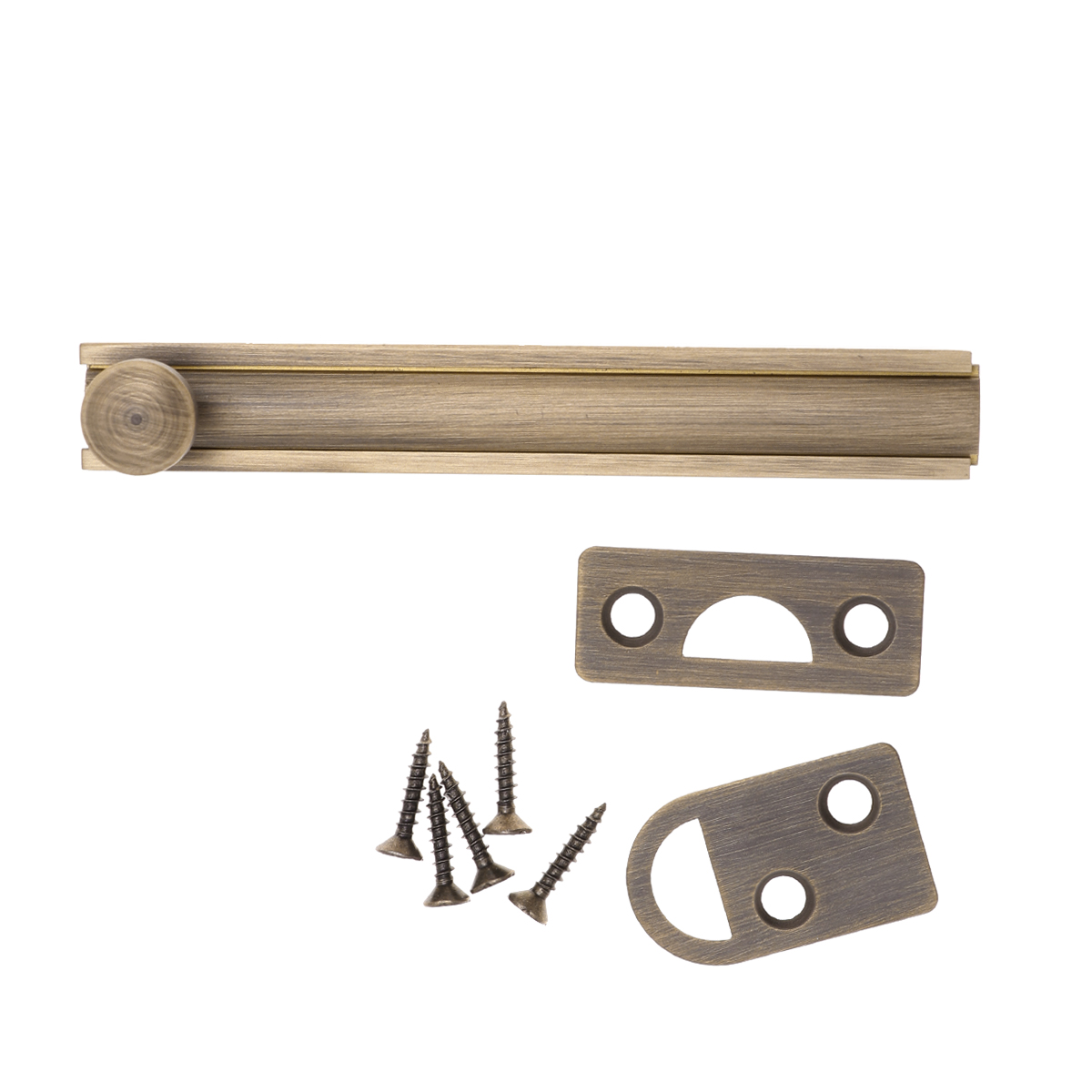 WORGEOUS 4 inch Copper Safety Door Bolts Latch Anti-Theft Lock Buckle ...