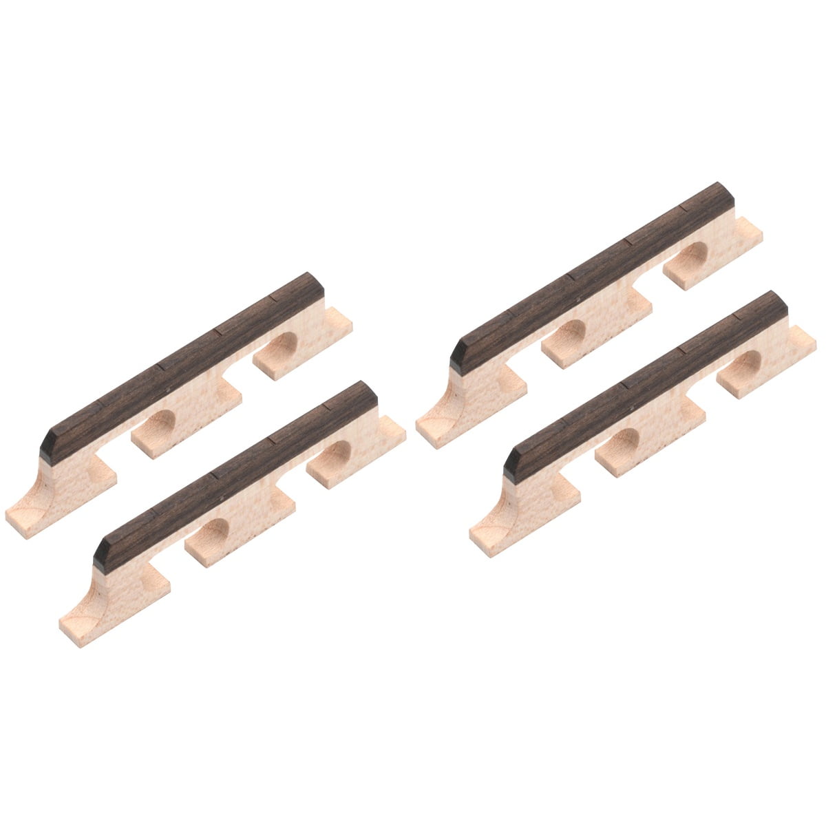 WORGEOUS 4 pcs Banjo Bridge Wood Banjo Bridge Accessory Professional ...