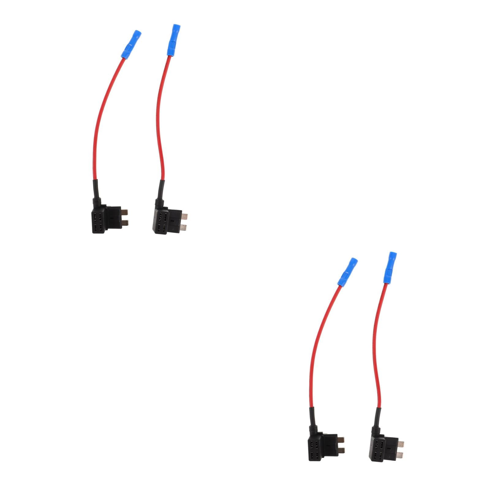 WORGEOUS 4 pcs Car Fuse Holder Kit Automotive Circuit Fuse Tap for Dash ...