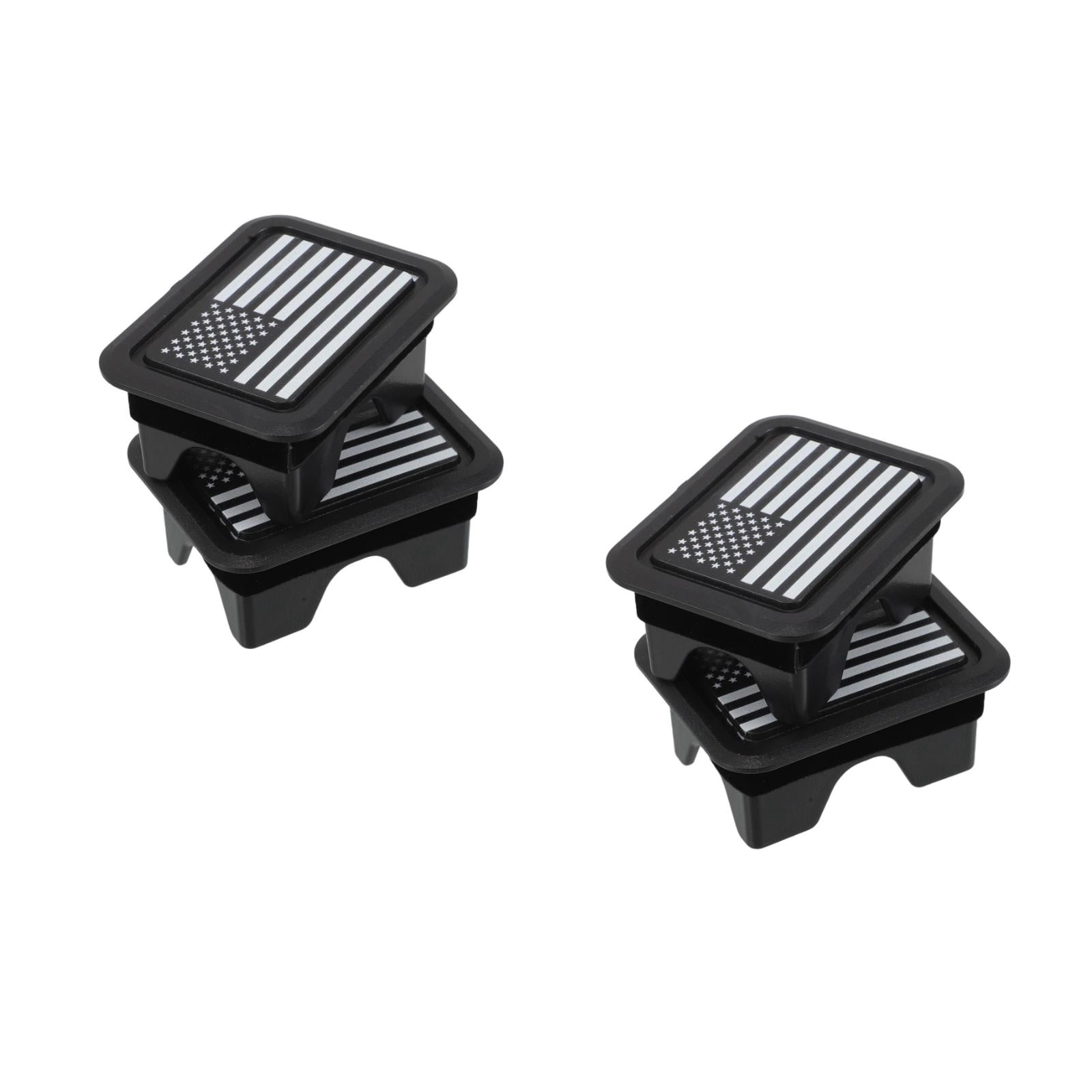 WORGEOUS 4 pcs Car Trunk Hole Plug Flag Rear Truck Bed Rail Stake ...