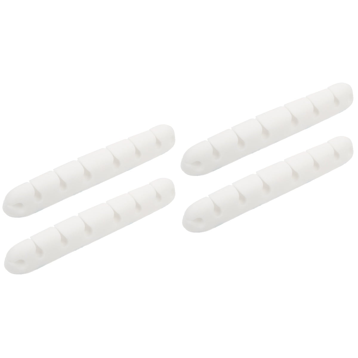 WORGEOUS 4 pcs Cord Keeper Desktop Wire Organizer 8 Slots Silicone ...