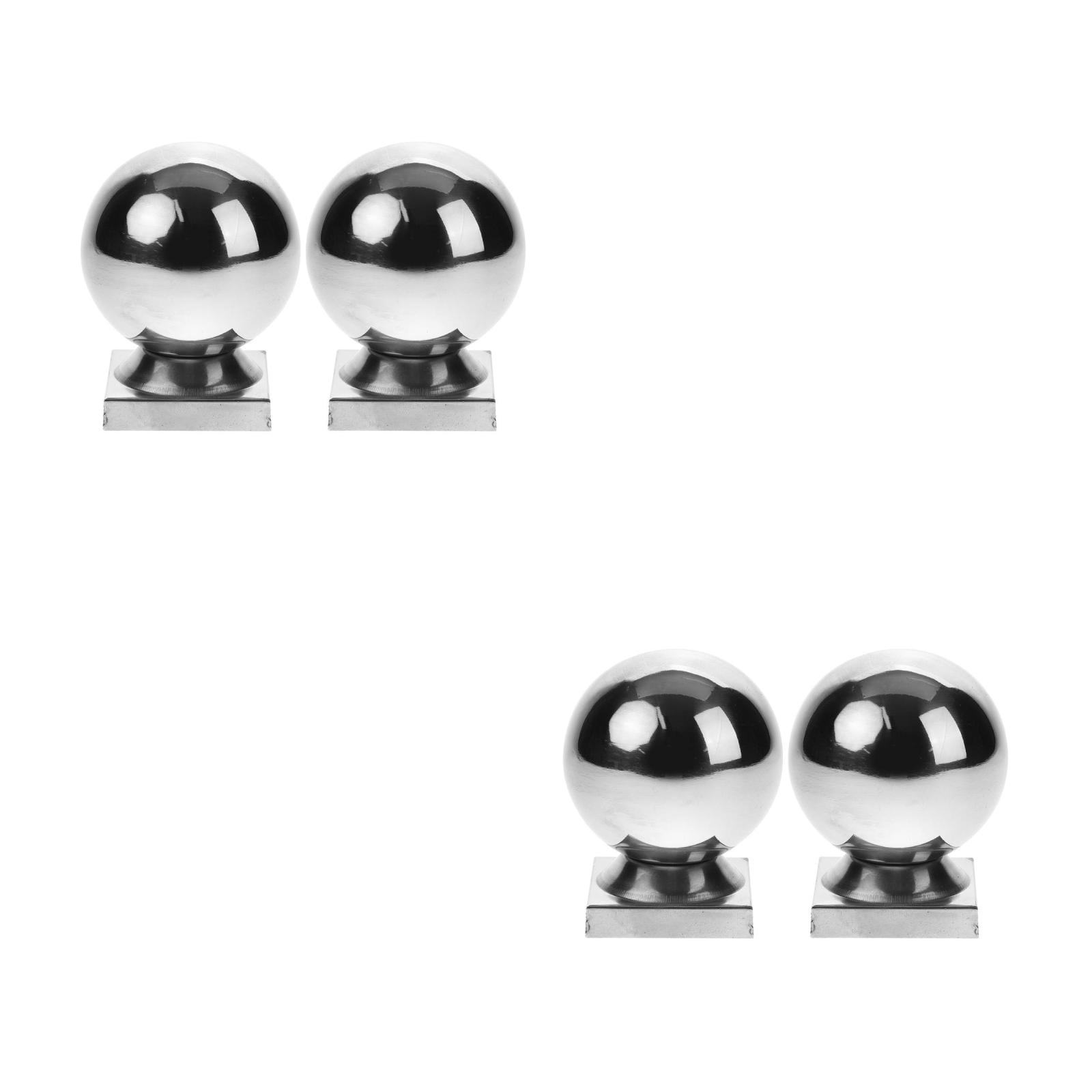 WORGEOUS 4 pcs Decorative Hand Railing Balls Stair Railing Finials ...