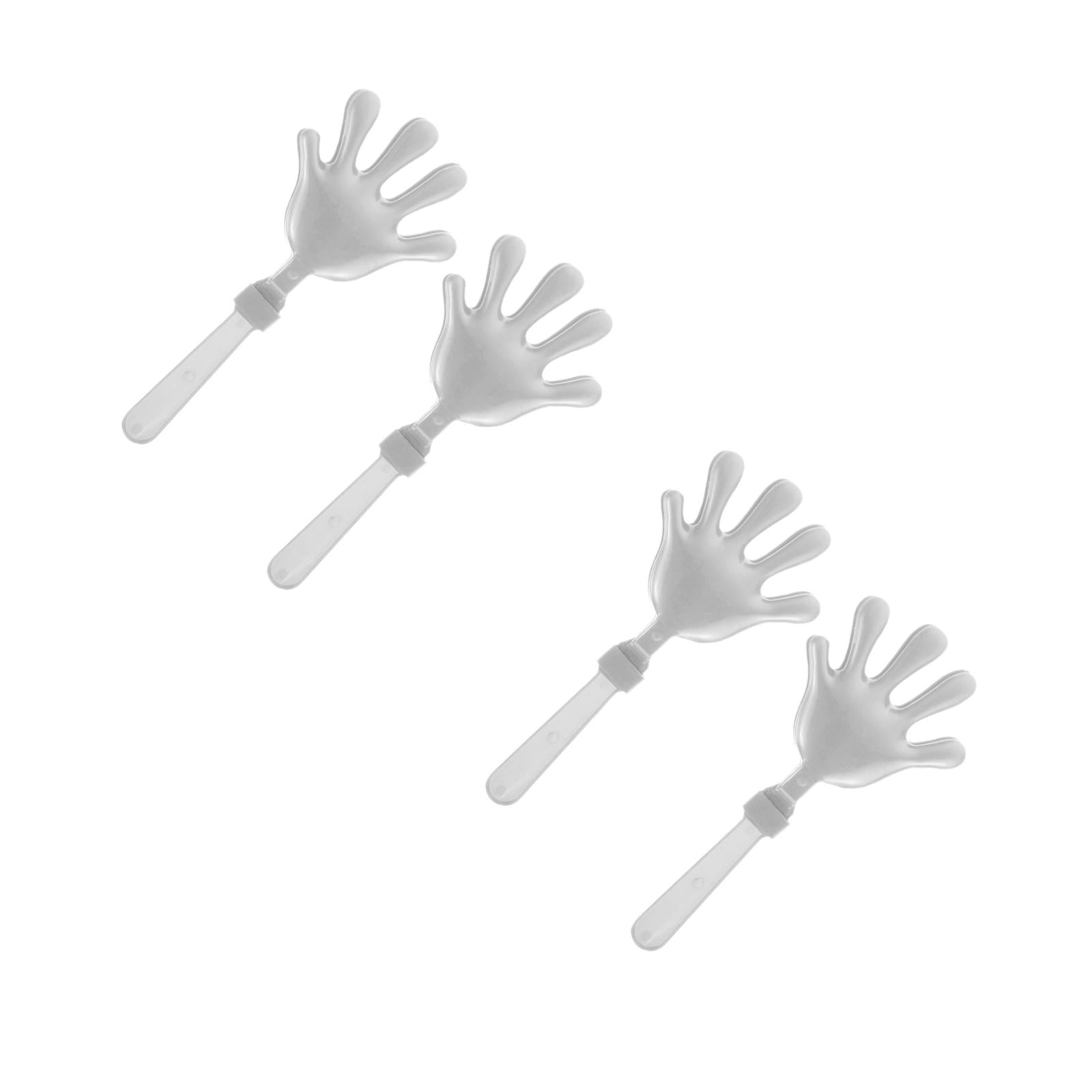 WORGEOUS 4 pcs Hand Clapper Noisemaker For Sporting Events Plastic Hand ...