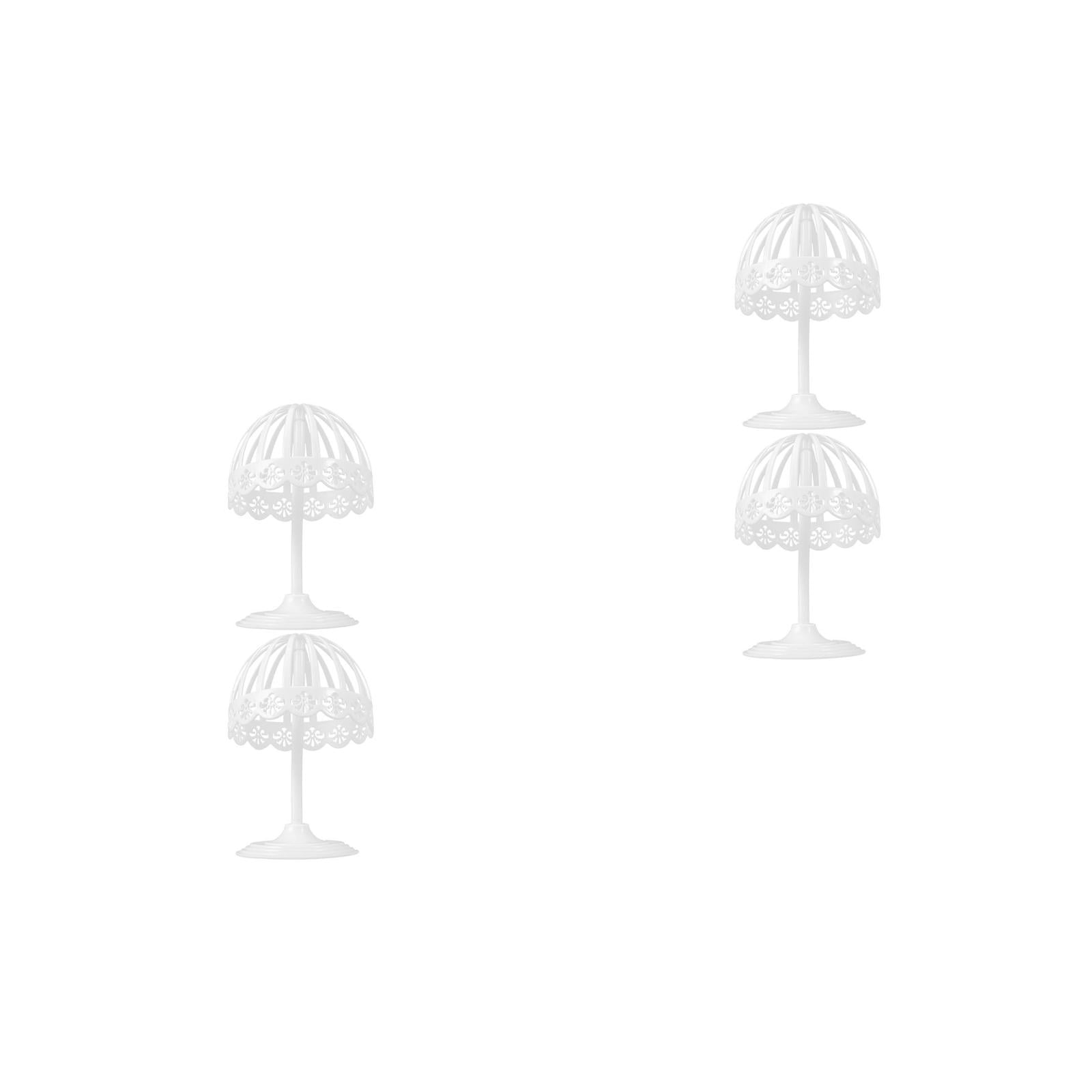 WORGEOUS 4 pcs Hat Display Stand Plastic Hat Stand Hat Storage ...