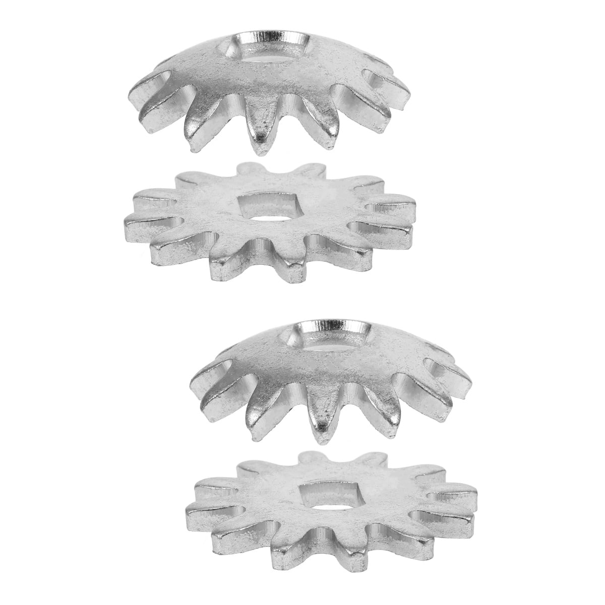 WORGEOUS 4 pcs Horizontal Jack Repair Fitting Metal Small Gear ...