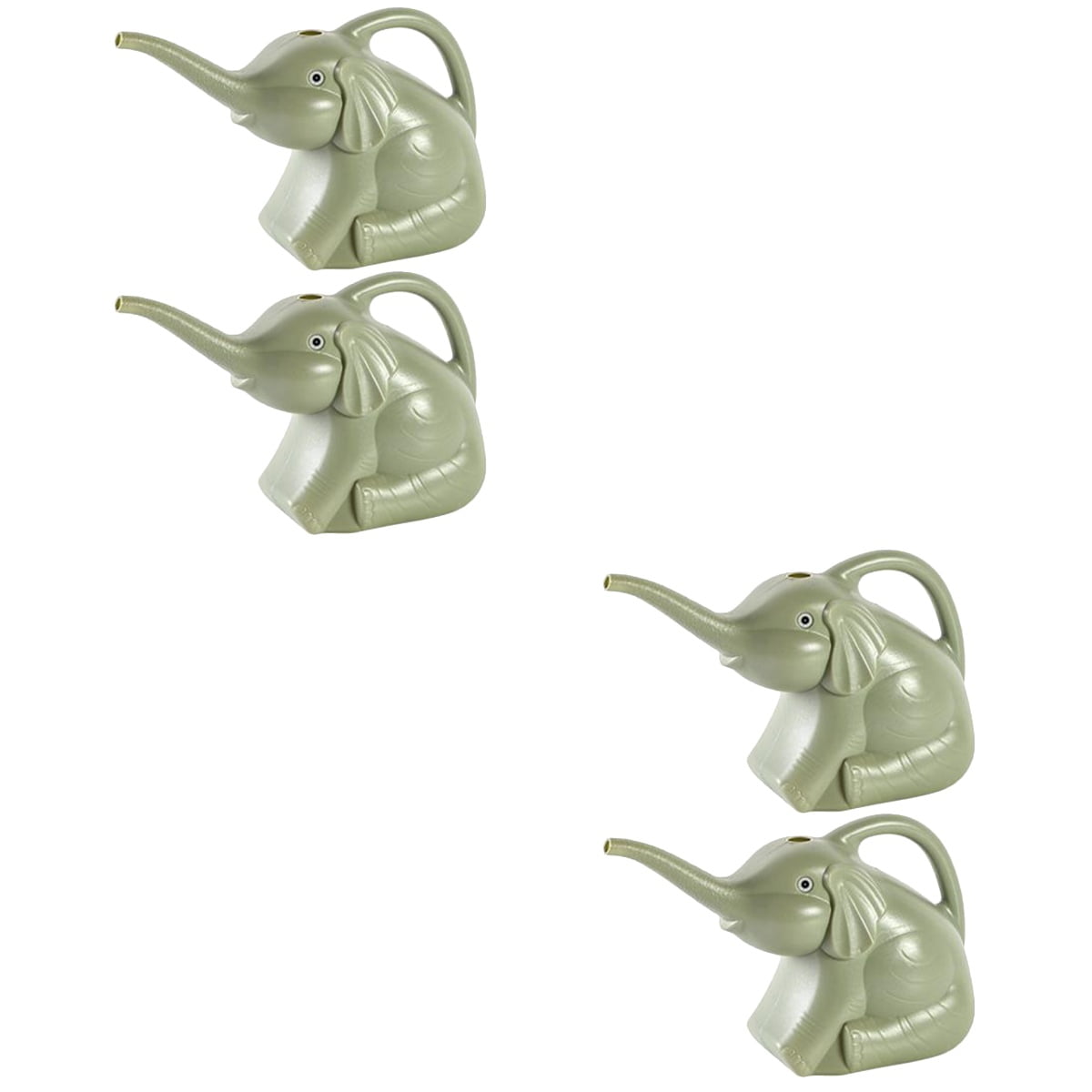 WORGEOUS 4 pcs Lovely Watering Can Long Spout Watering Kettle Elephant ...