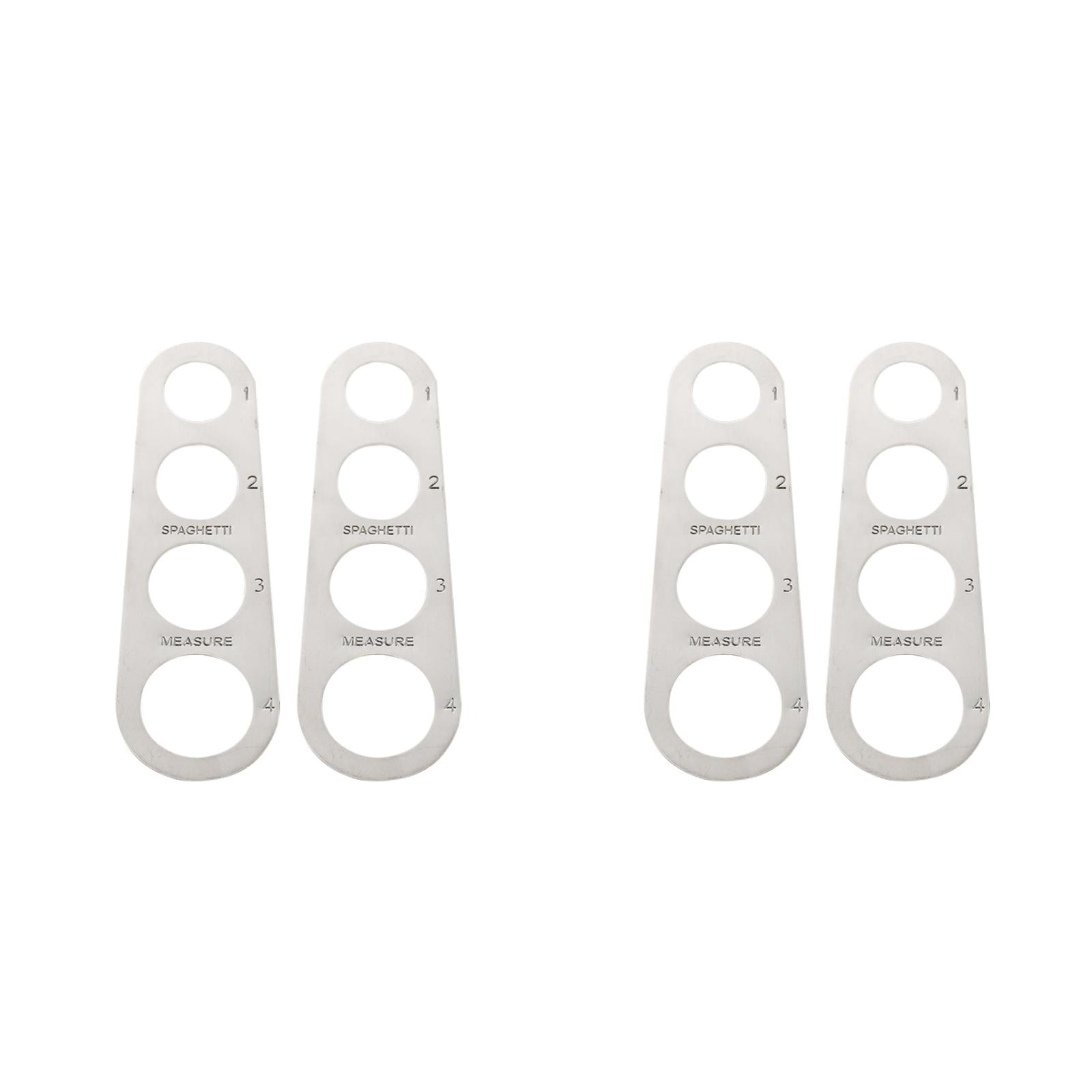 WORGEOUS 4 pcs Stainless Spaghetti Measurer Tool for Portion Gadget ...