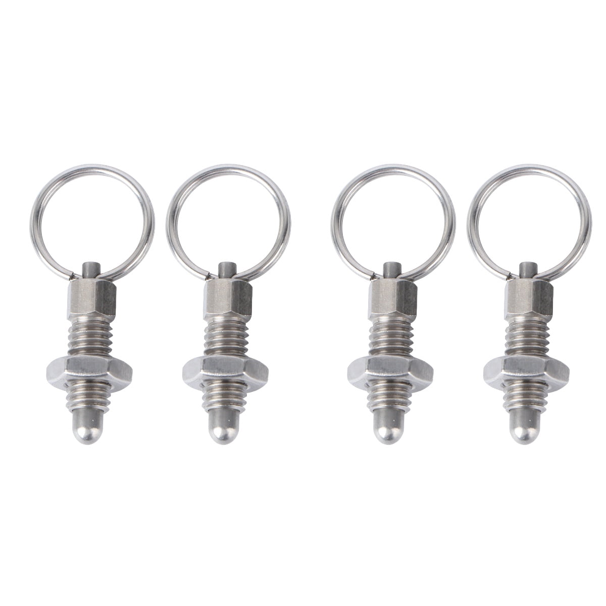 WORGEOUS 4 pcs Stainless Steel Knob Plunger Split Position Column ...