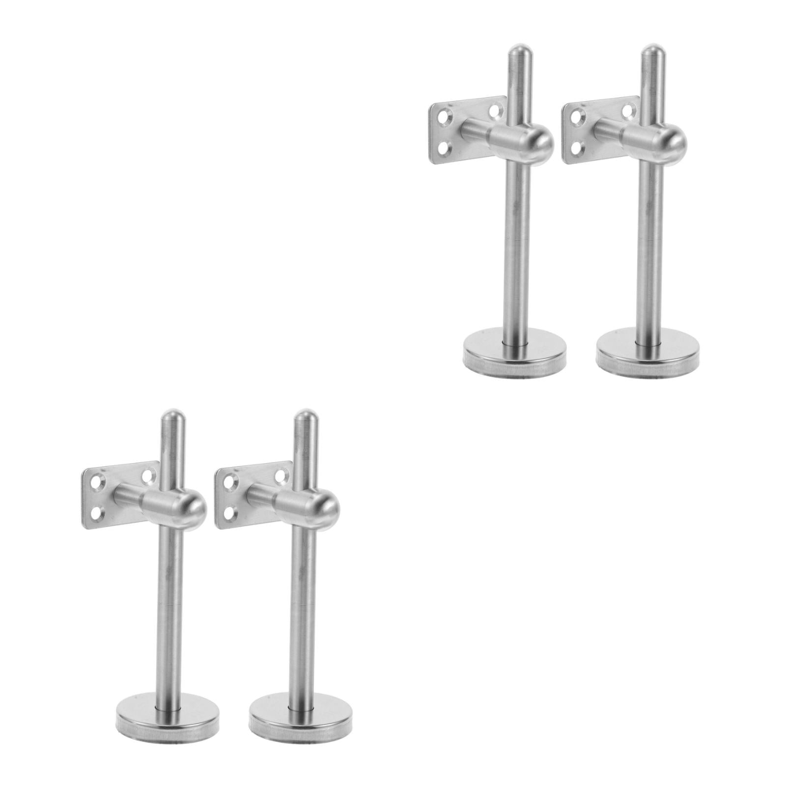 WORGEOUS 4 pcs Stair Handrail Brackets Wall Handrail Attachment Outdoor ...