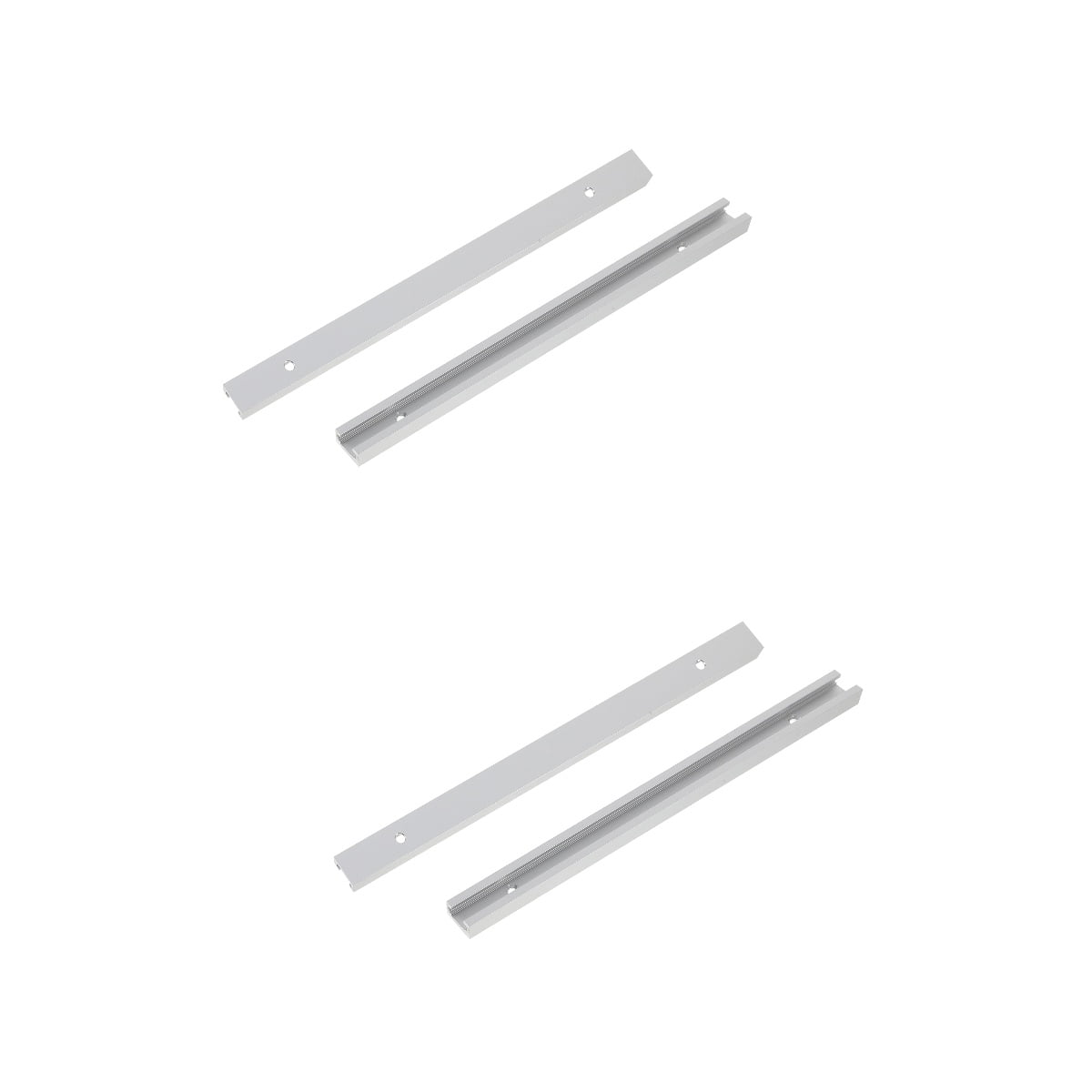 WORGEOUS 4 pcs T Track Extrusion Guide Rail Equipment Aluminum Frame T ...
