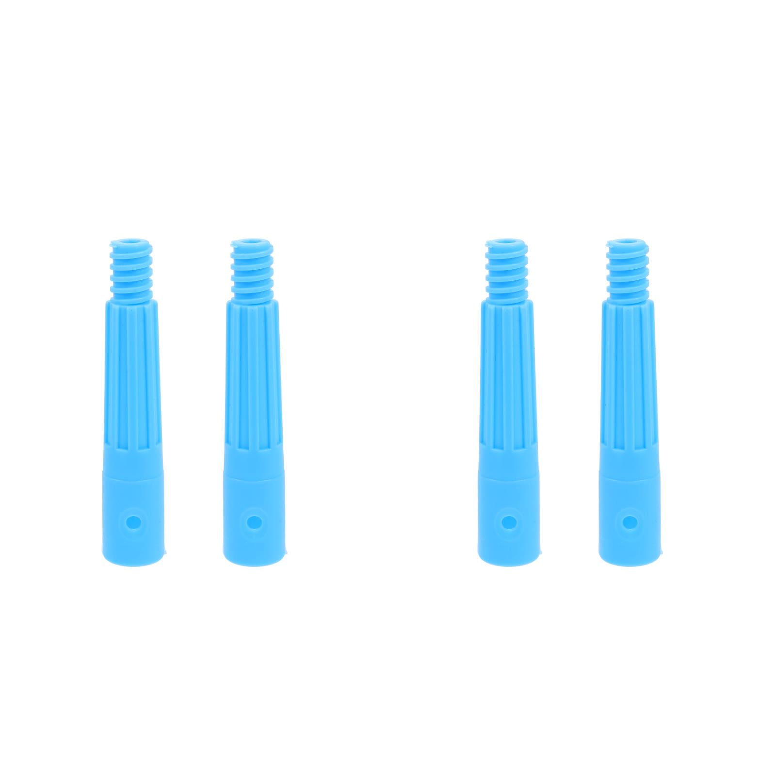 WORGEOUS 4 pcs Threaded Tips Replacement Broom Handle Threaded End ...