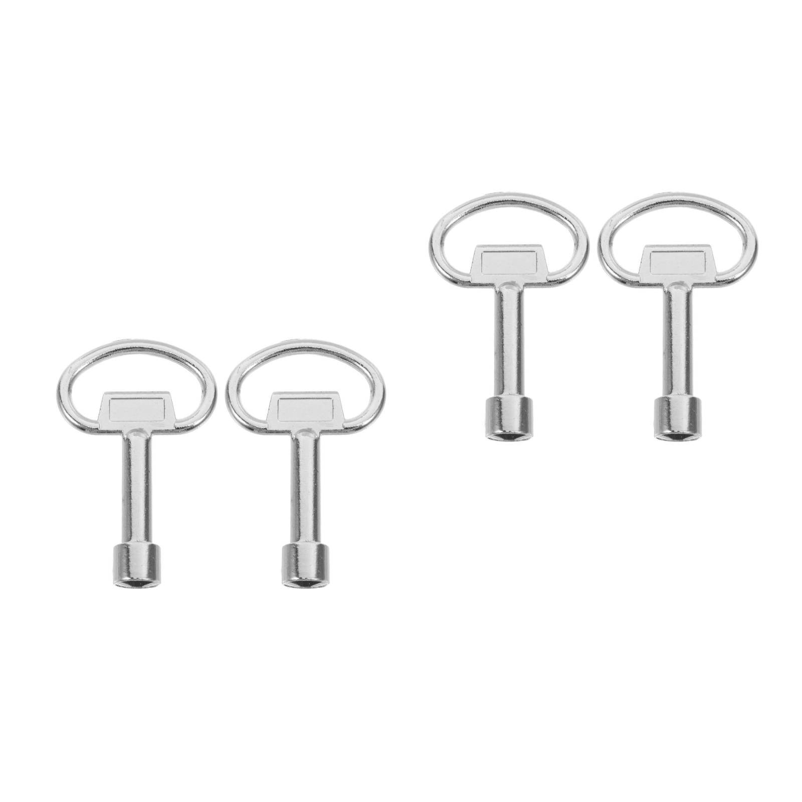 WORGEOUS 4 pcs Triangle Lock Key Triangular Spanner Cabinet Key ...
