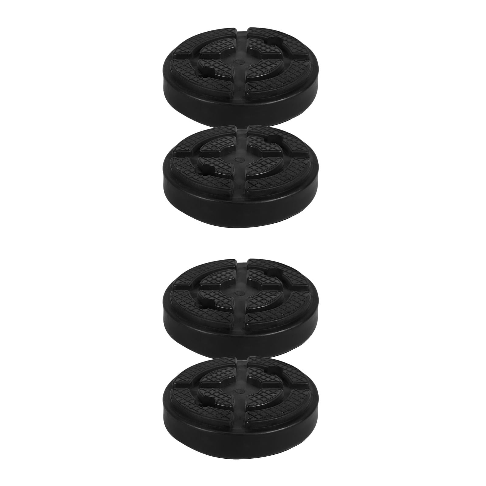 WORGEOUS 4 pcs Universal Jacking Rubber Pads Auto Lift Pads Pinch Weld ...