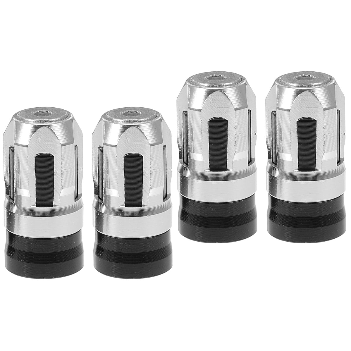 WORGEOUS 4 pcs Valves Stem Caps Valves Covers Universal Stem Covers ...