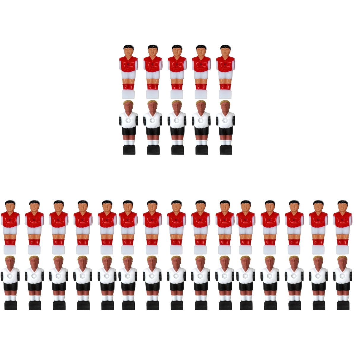 WORGEOUS 40 Pcs Foosball Athletes Dolls Tabletop Football Players ...