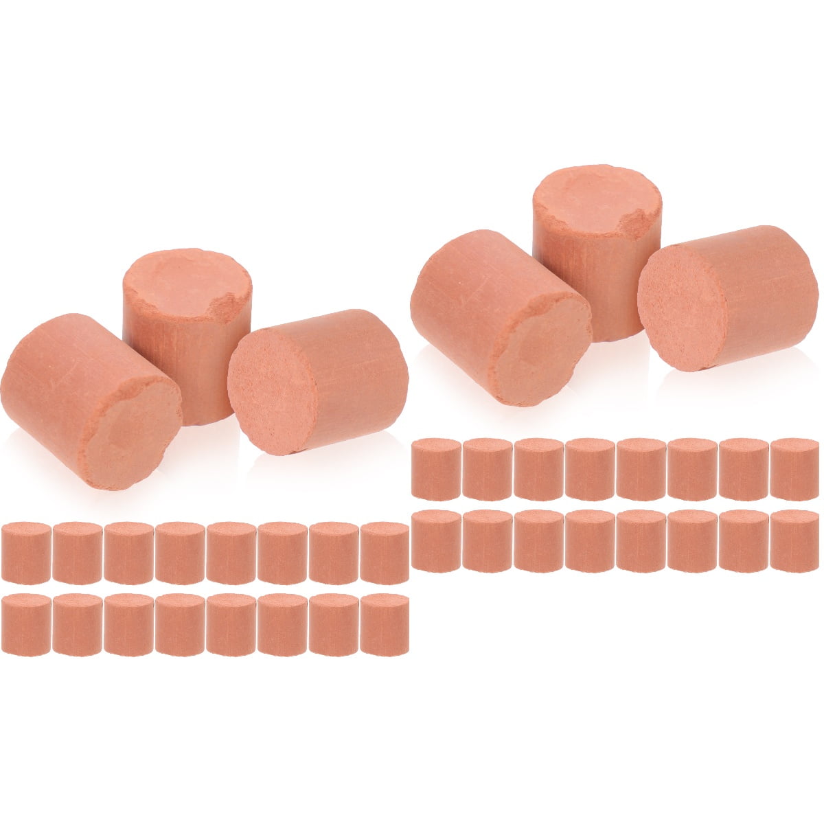 WORGEOUS 40 Pcs Miniature Bricks DIY Building Bricks Clay Small Bricks ...