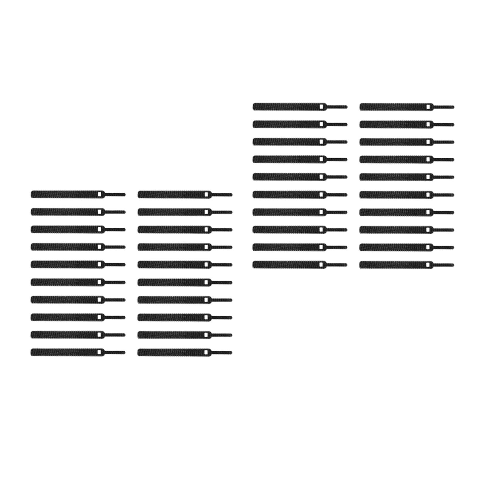 WORGEOUS 40 Pcs Wire Management Straps Cable Ties Cord Ties Nylon Tie ...