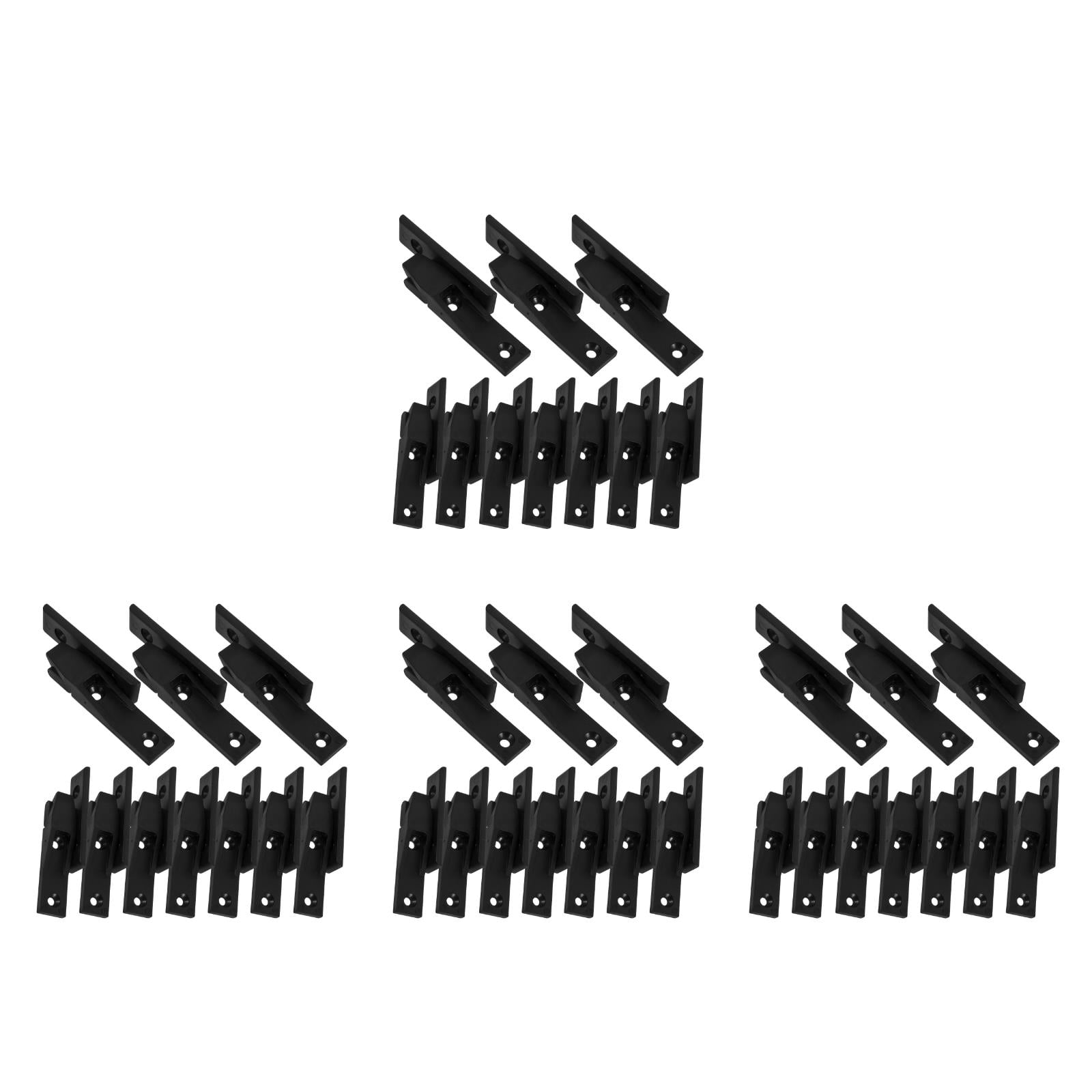 WORGEOUS 40 Sets Plastic Joint Fasteners Partition Fasteners Wardrobe ...