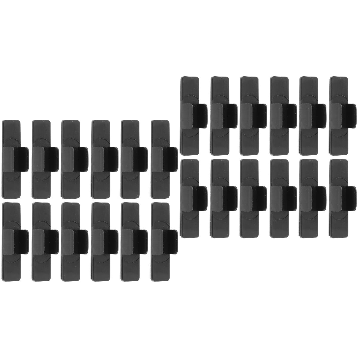 WORGEOUS 40 pcs Adhesive Pen Clips Whiteboard Pen Buckles Plastic Pen ...