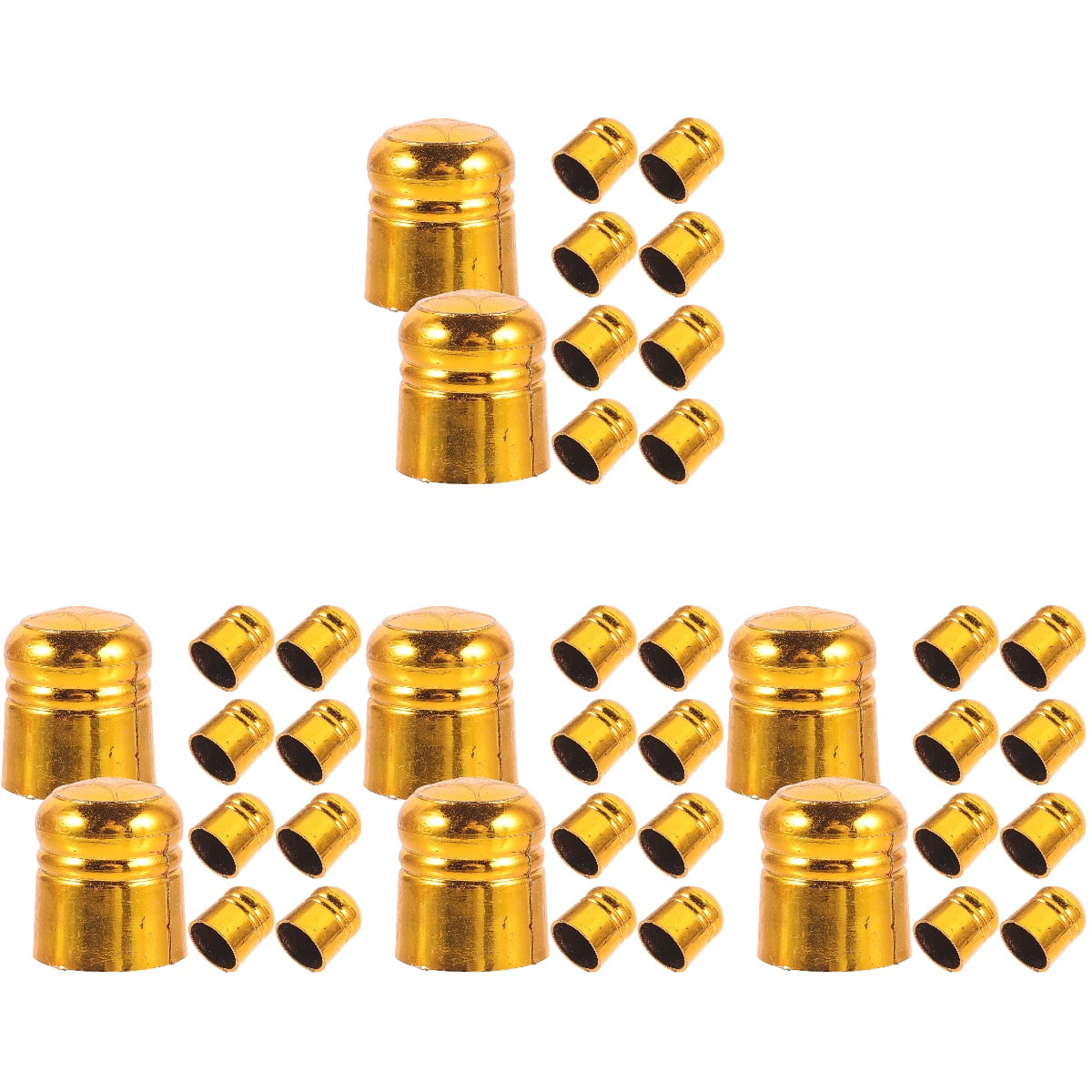 WORGEOUS 40 pcs Flag Pole Finials Flagpole Top Replacement End Caps ...