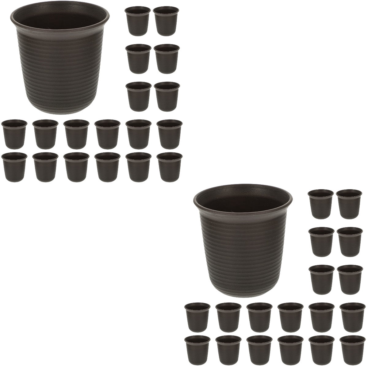 WORGEOUS 40 pcs Flower Containers Retro Style Resin Planter Home Office ...