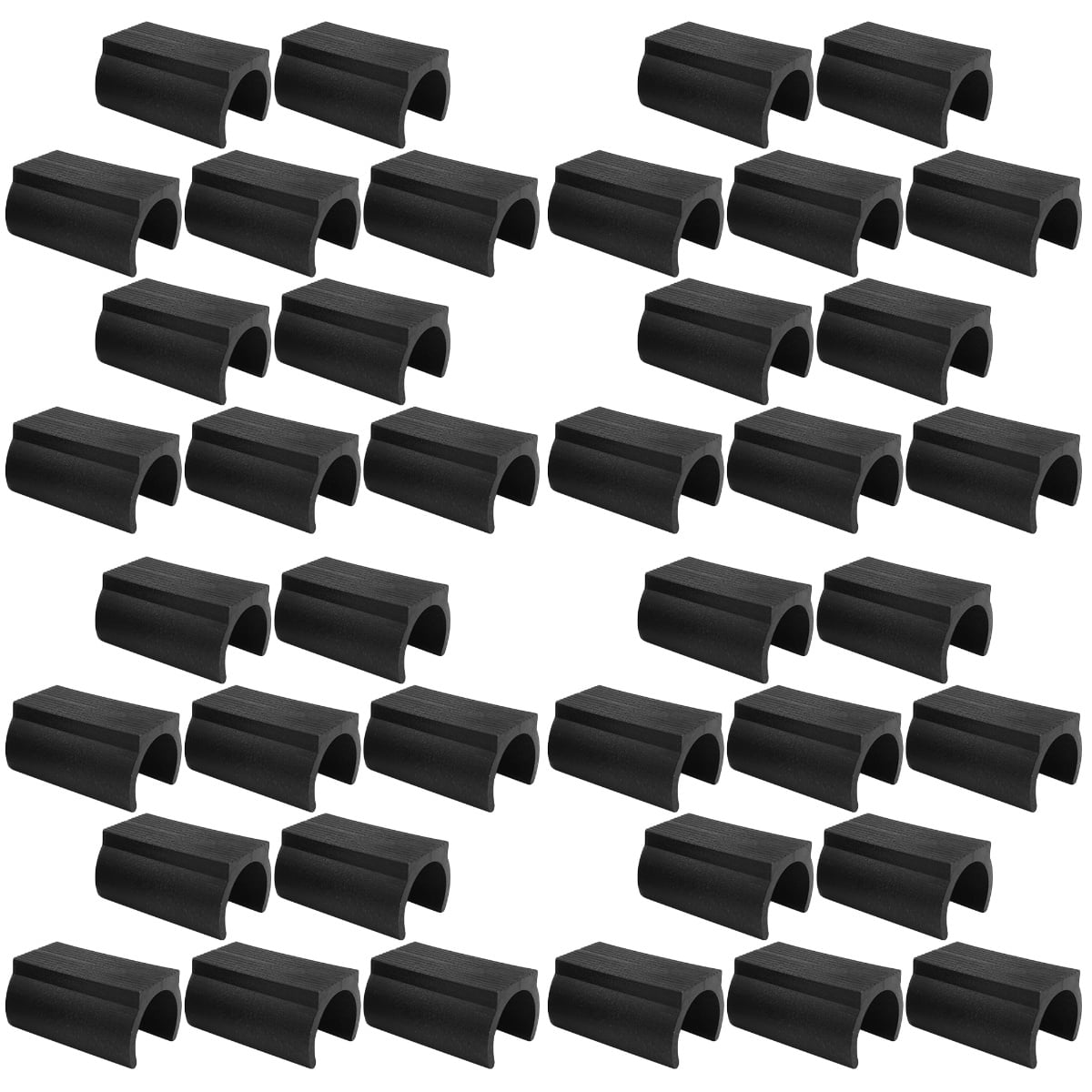 WORGEOUS 40 pcs Furniture Foot Caps Replacement Chair Legs Caps Floor ...