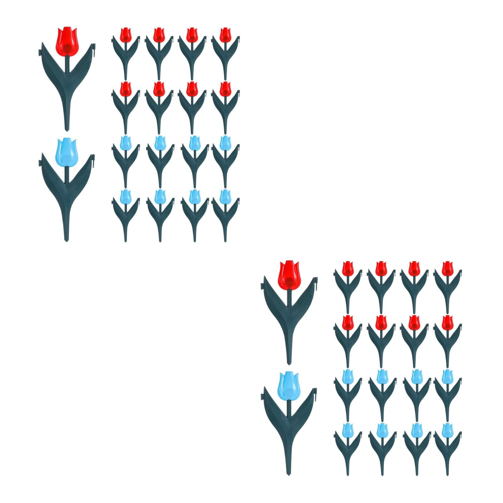 WORGEOUS 40 pcs Garden Edging Border and Landscape Edging Tulip Garden ... WORGEOUS 40 pcs Garden Edging Border and Landscape Edging Tulip Garden ...